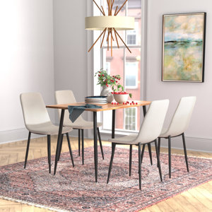 Mercury Row® Tapscott 4 - Person Dining Table Sets With 47“ Rectangular ...