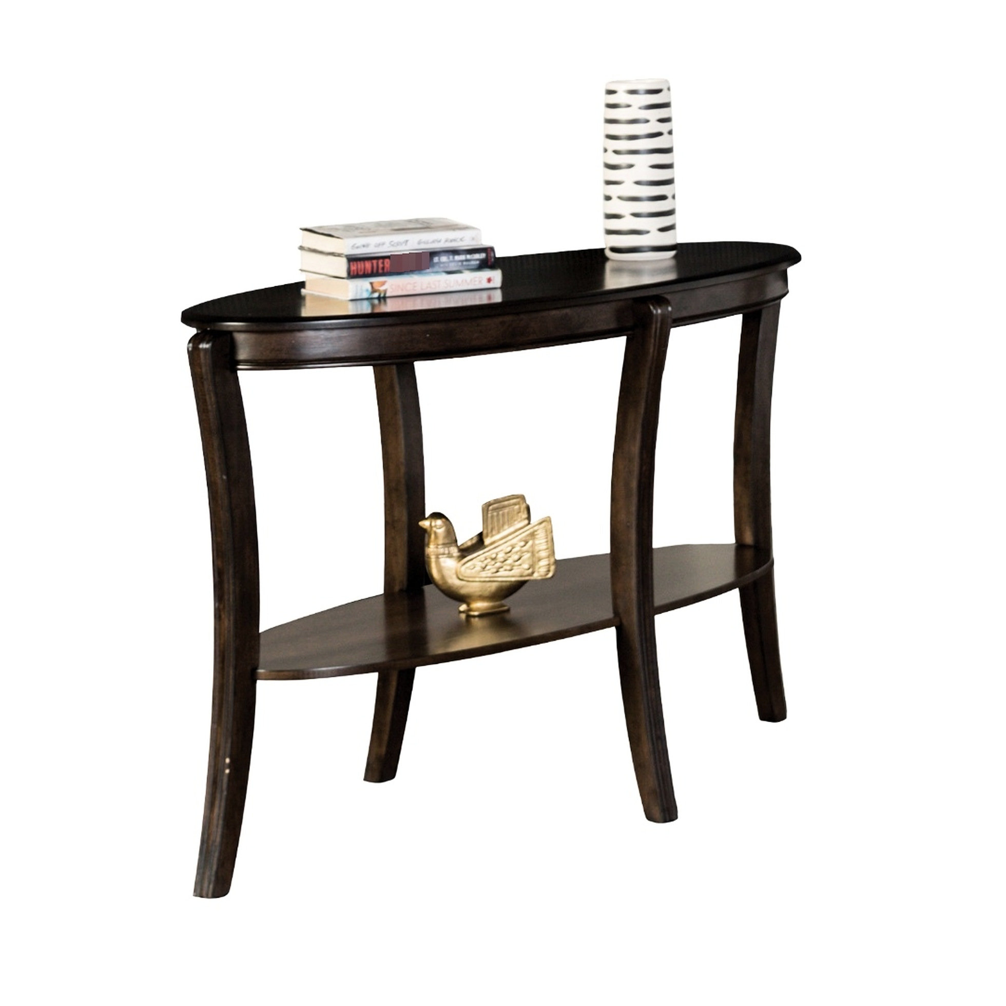 Red Barrel Studio® Oval Table Of Traditional Flavor With Walnut Finish ...
