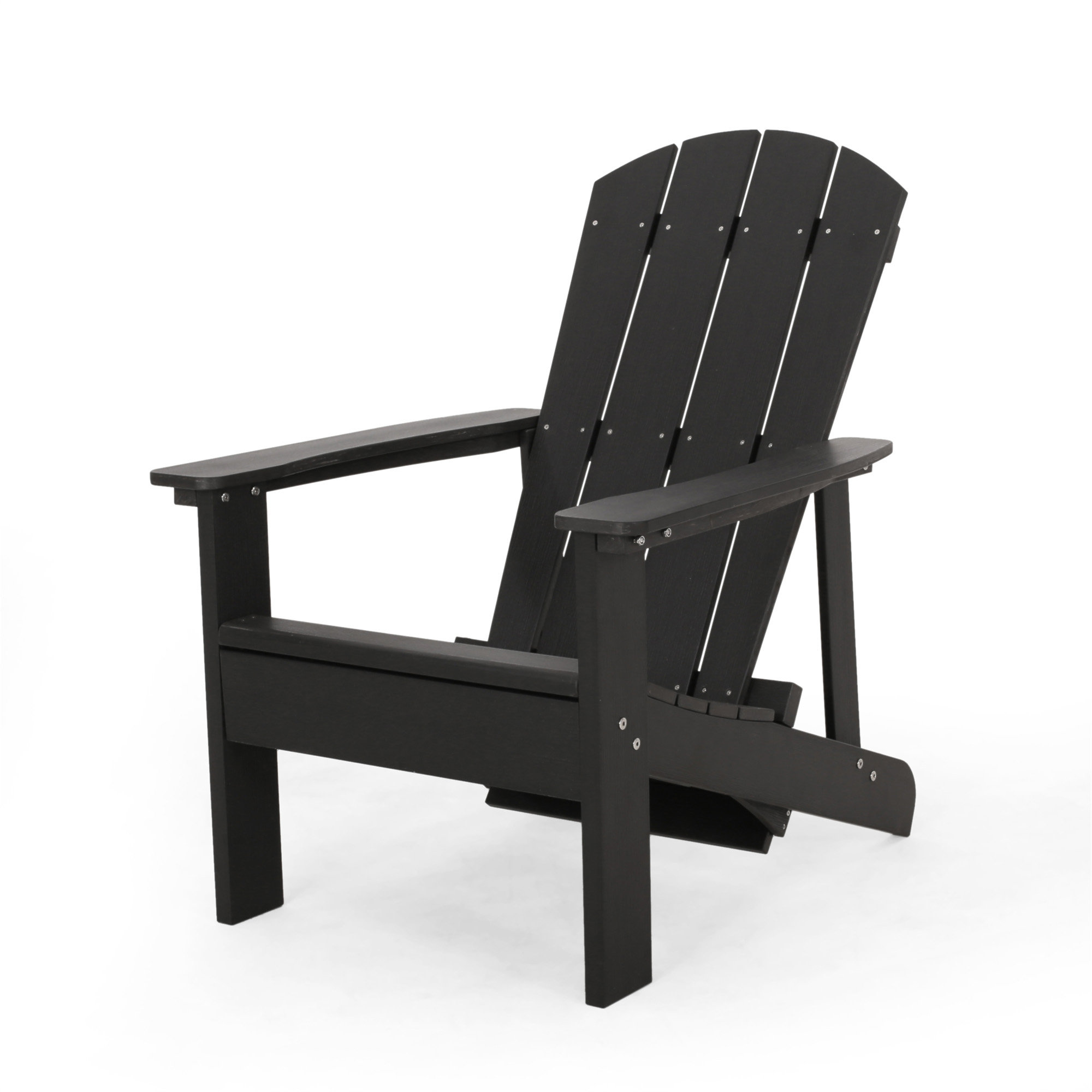 Hokku Designs HUNTER ADIRONDACK CHAIR WITH HIDEAWAY OTTOMAN | Wayfair