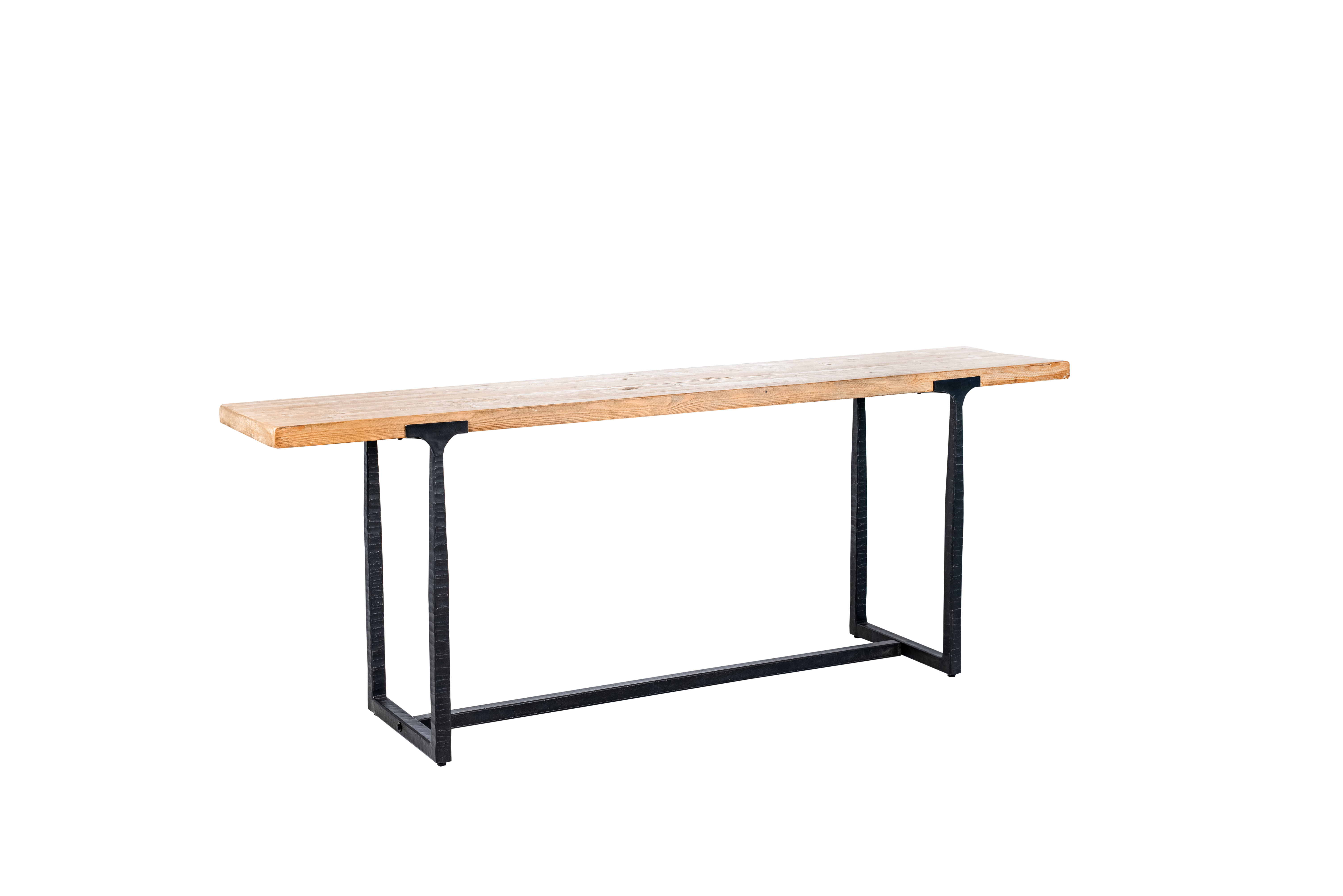 17 Stories Zahro 87'' Solid Wood Top Console Table | Wayfair