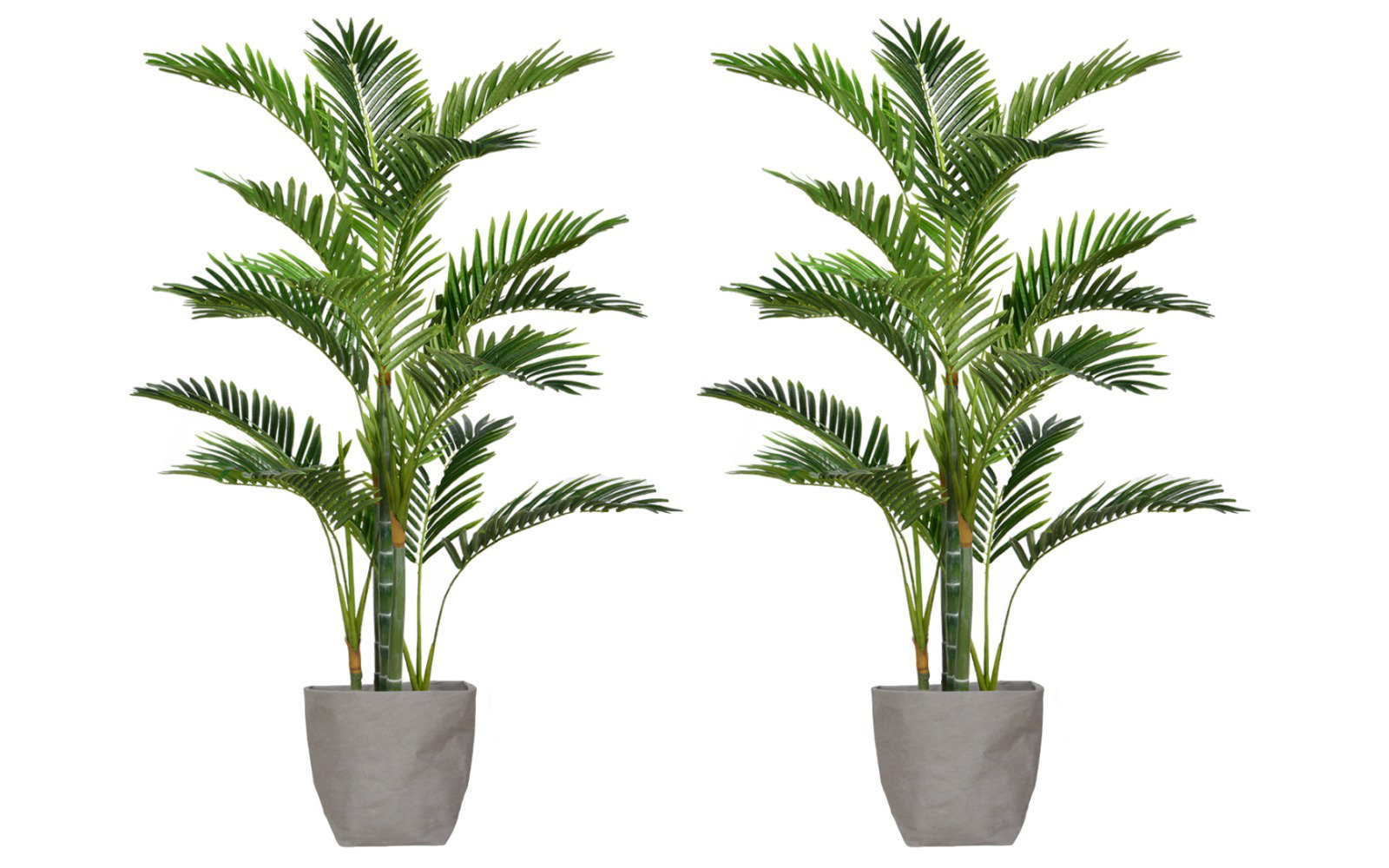 Vintage Home Artificial Faux Vintage Real Touch 48" Life-like Palm Tree ...