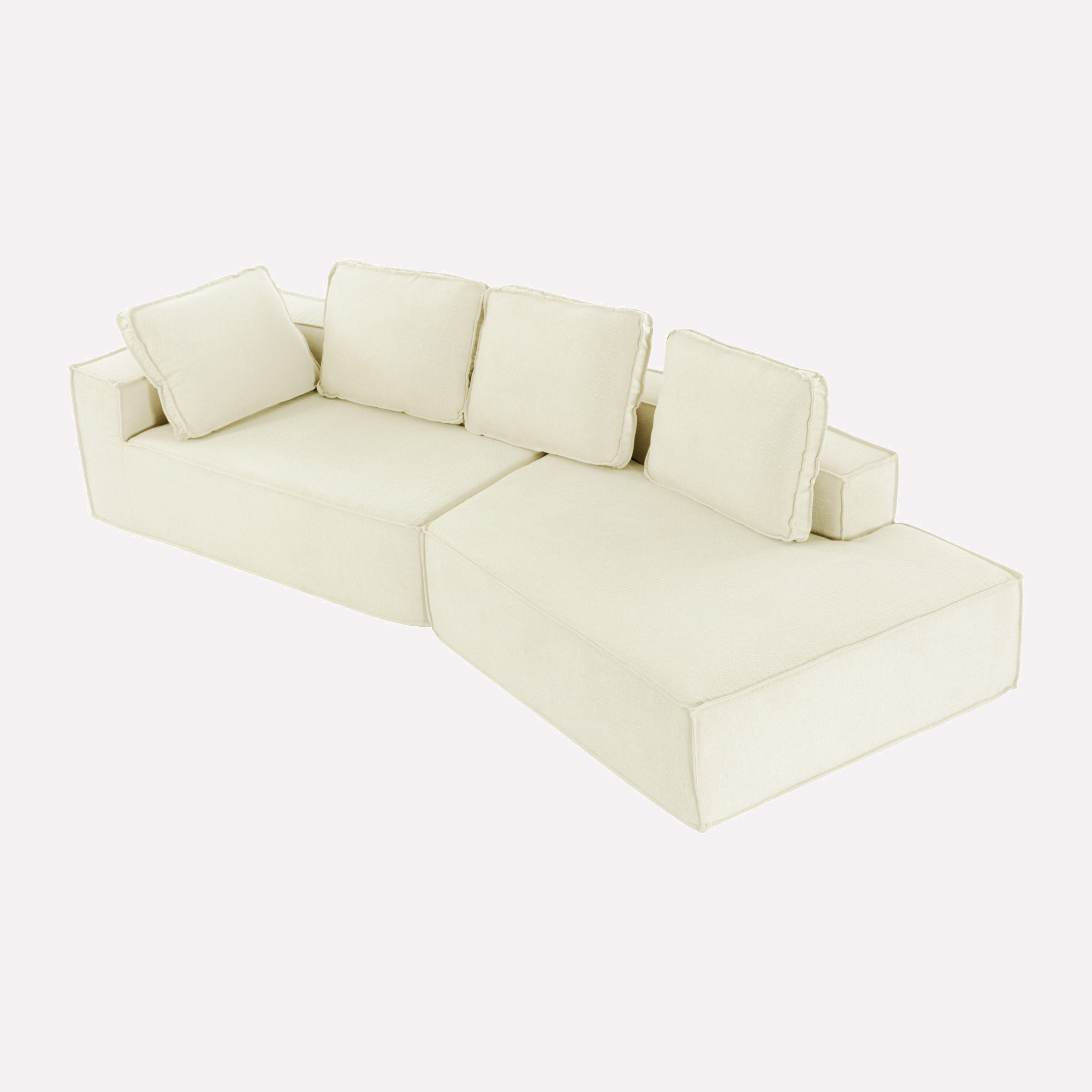 Ebern Designs Katera 2 - Piece Upholstered Sectional | Wayfair