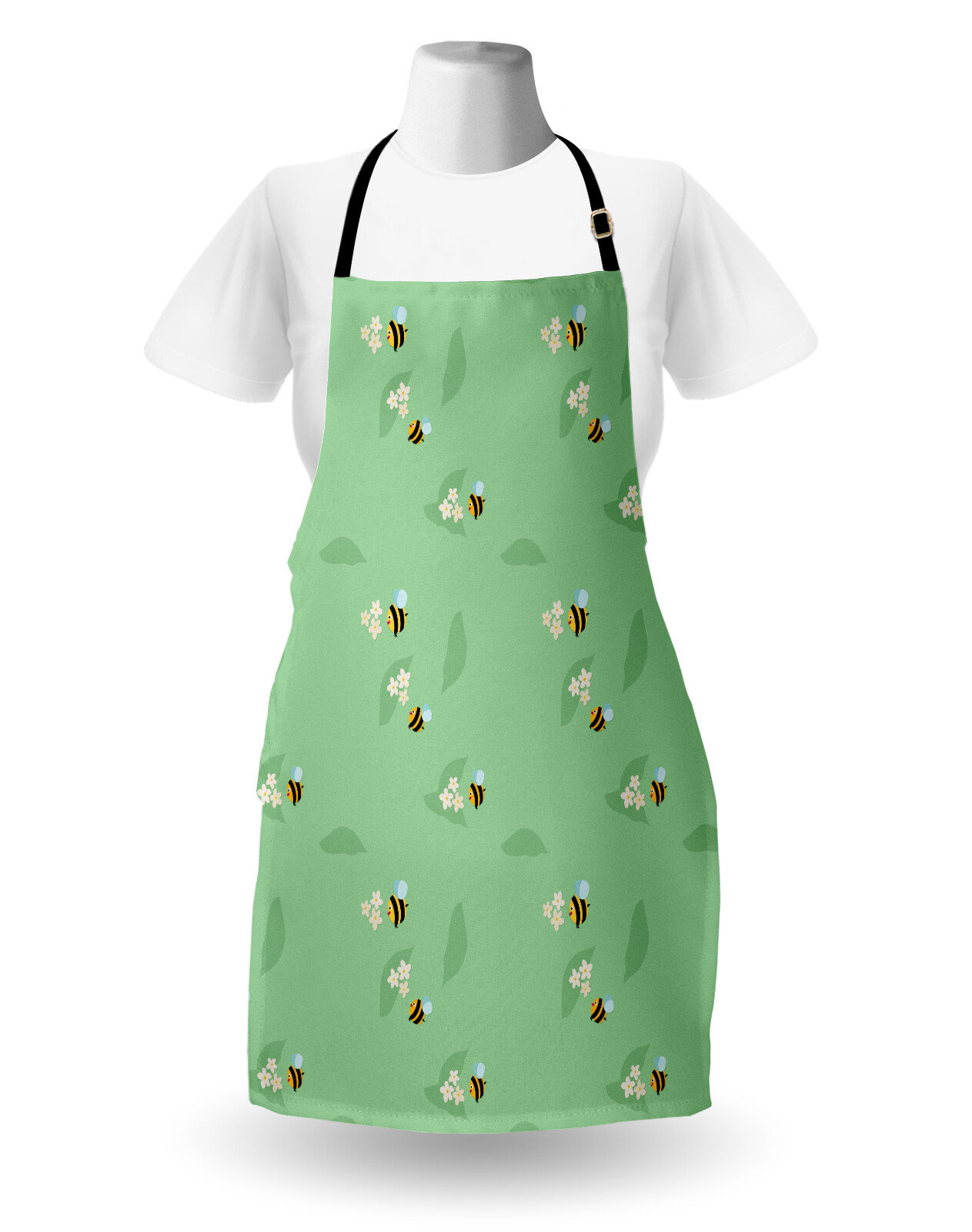 East Urban Home Ambesonne Bees Apron Unisex Flying Insects Flowers ...