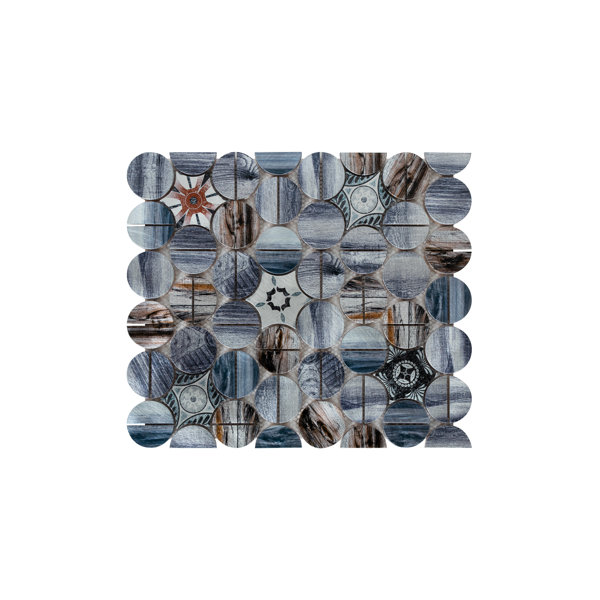 WS Tiles® Twilight Aluminium Novelty Mosaic Tile - Wayfair Canada