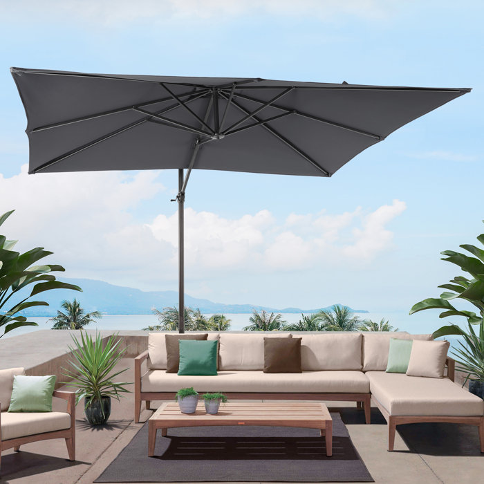 Arlmont & Co. Ruy 96" x 120'' Umbrella | Wayfair