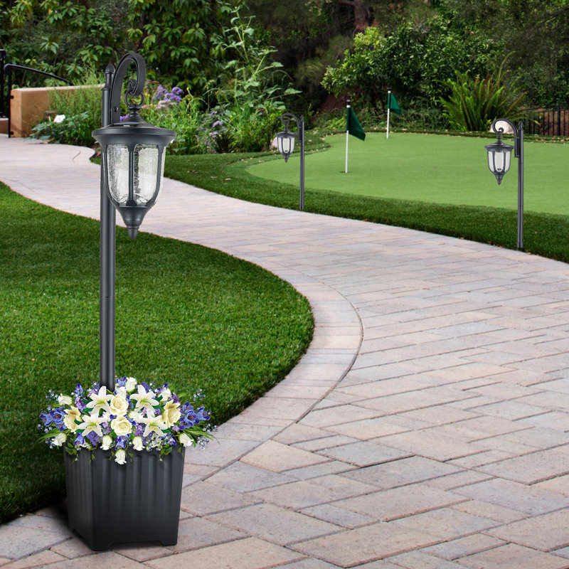 Lark Manor™ Amaziyah Crackled Lamp Post (Full) & Reviews | Wayfair