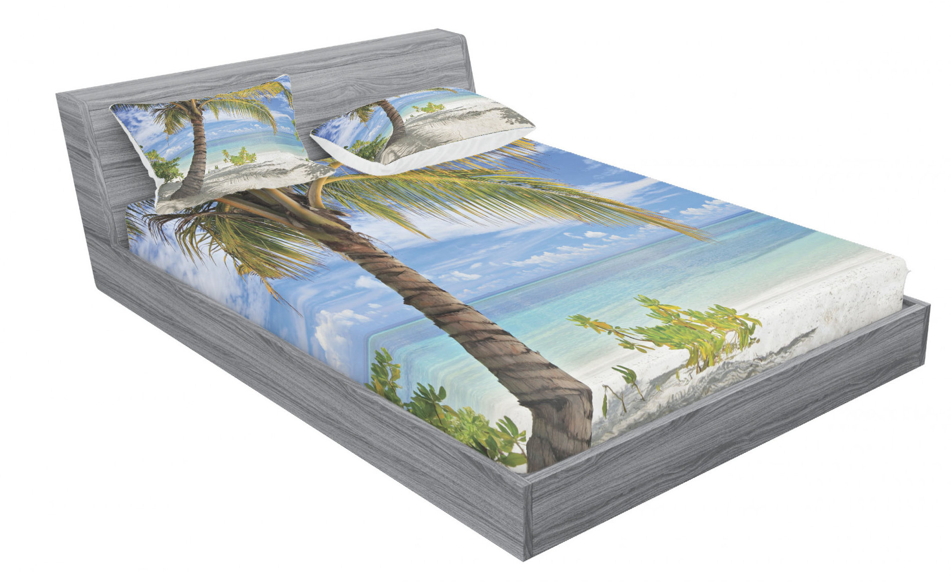 Ambesonne Palm Tree Sheet Set | Wayfair