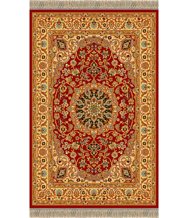 Bloomsbury Market Agra Wool Garnet Rug | Wayfair.co.uk