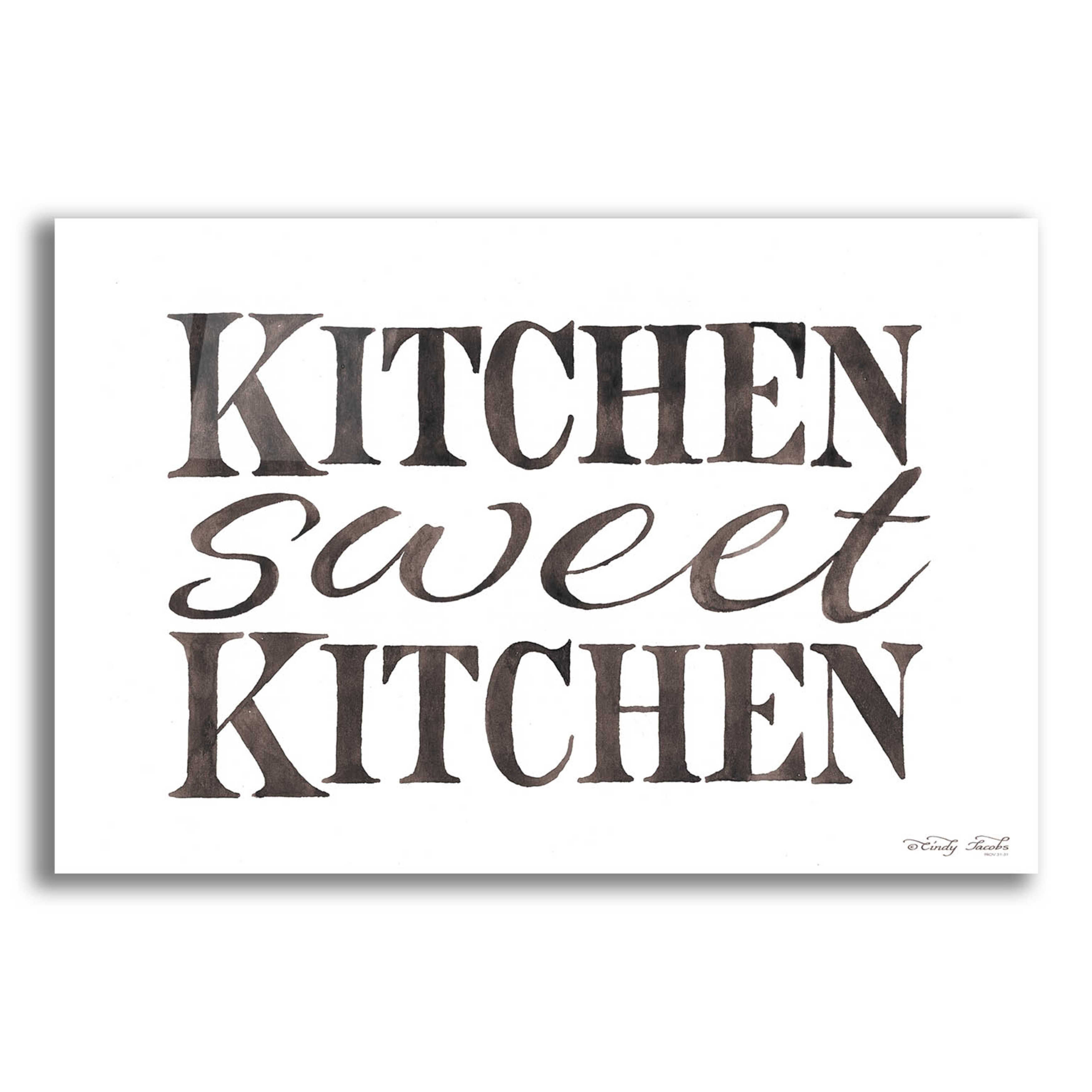 Trinx Kitchen Sweet Kitchen by Cindy Jacobs - Unframed Textual Art ...