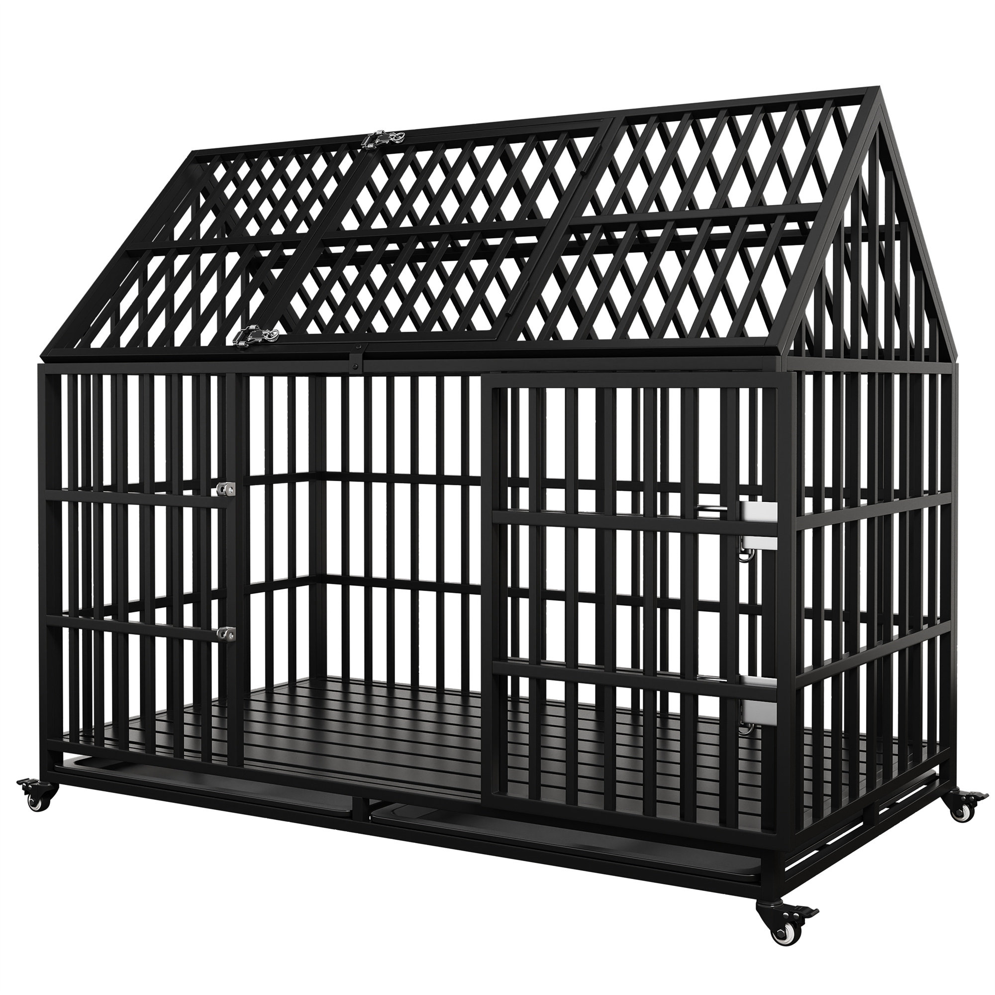 Tucker Murphy Pet™ Brixham Steel Pet Crate with 2 Doors & Reviews ...
