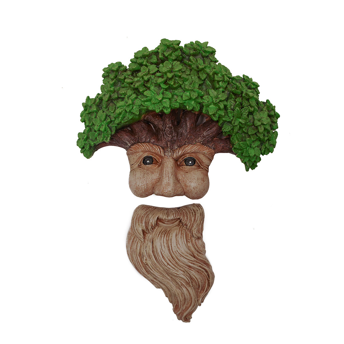 Arlmont & Co. Whimsical Wise Old Bearded Man Tree Trunk Face Funny ...