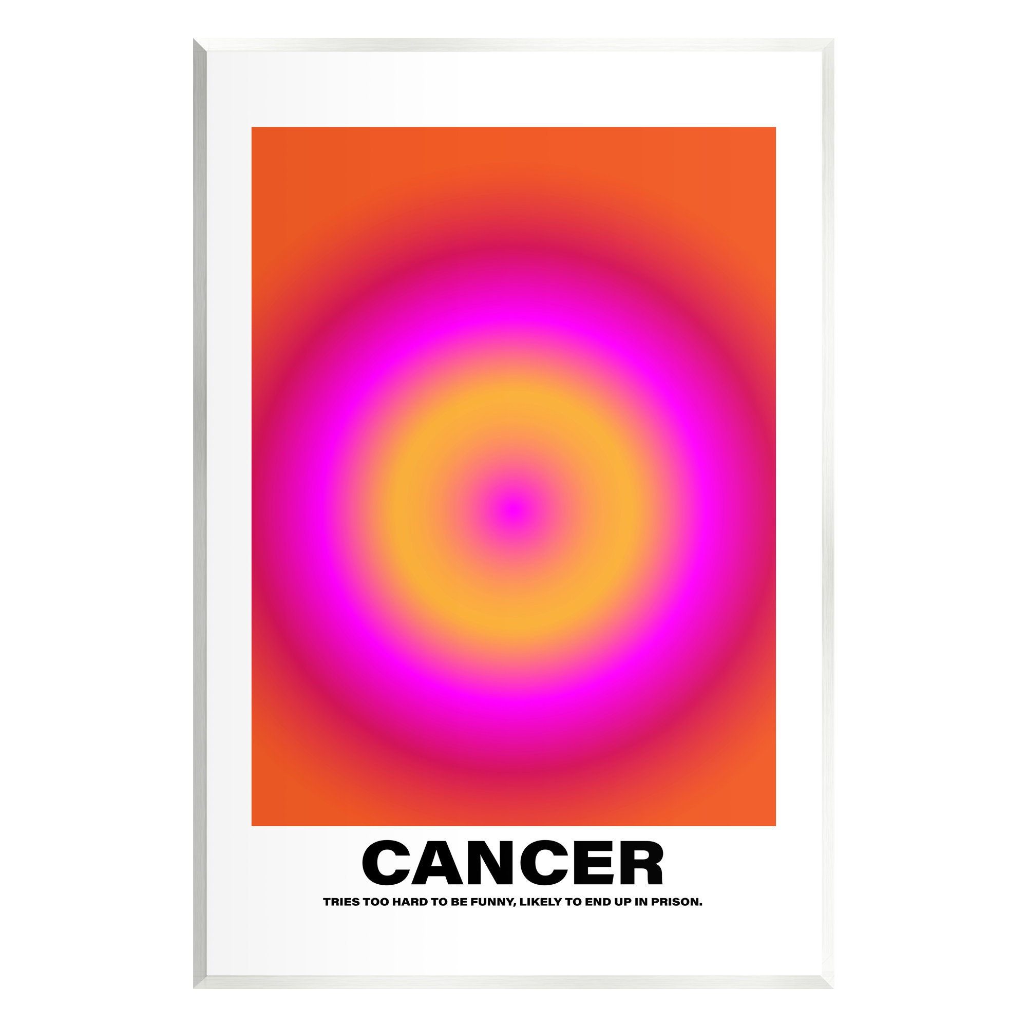 Stupell Industries Funny Cancer Astrology Wall Plaque by House of Lulu ...
