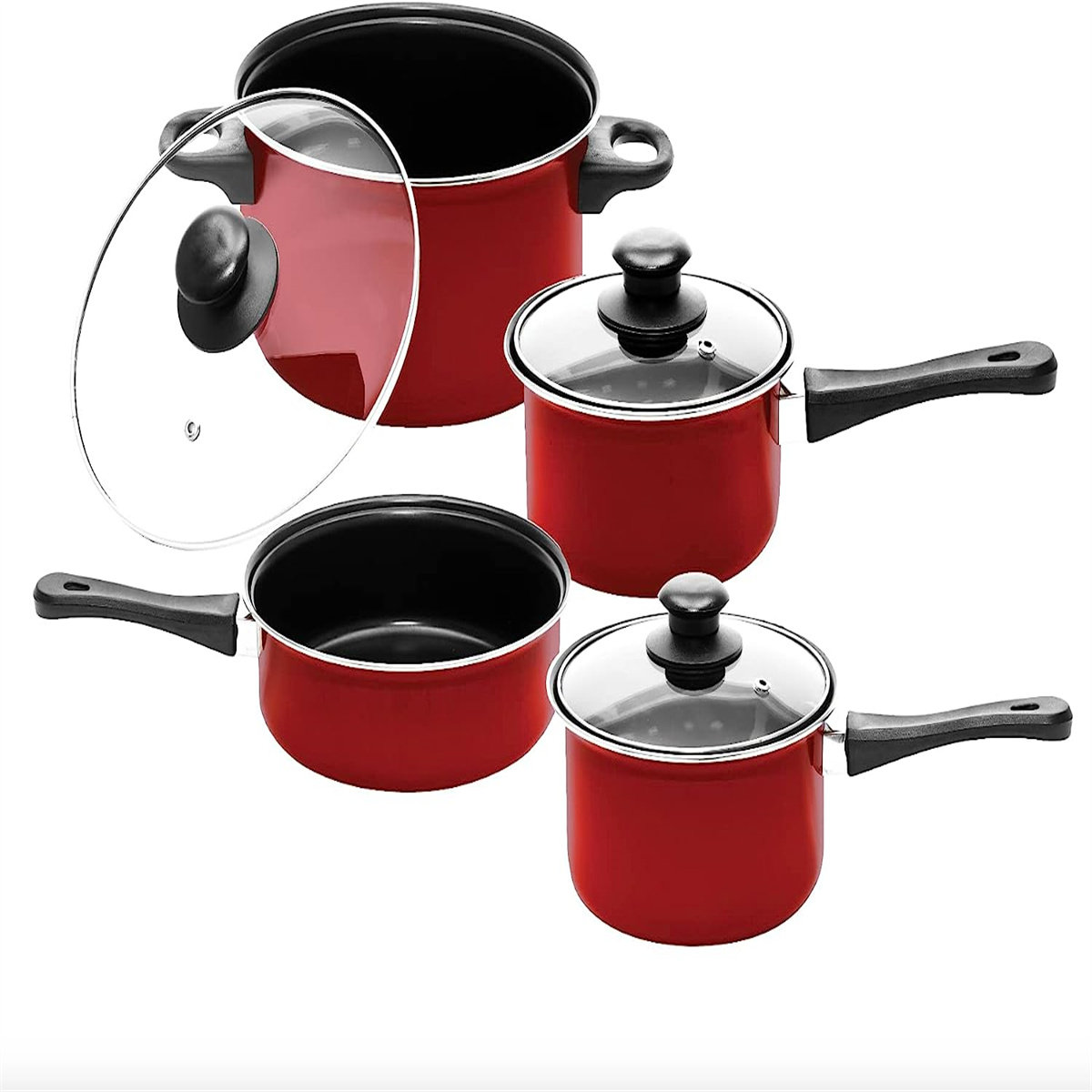 YITAHOME 7 - Piece Non-Stick Carbon Steel Cookware Set | Wayfair