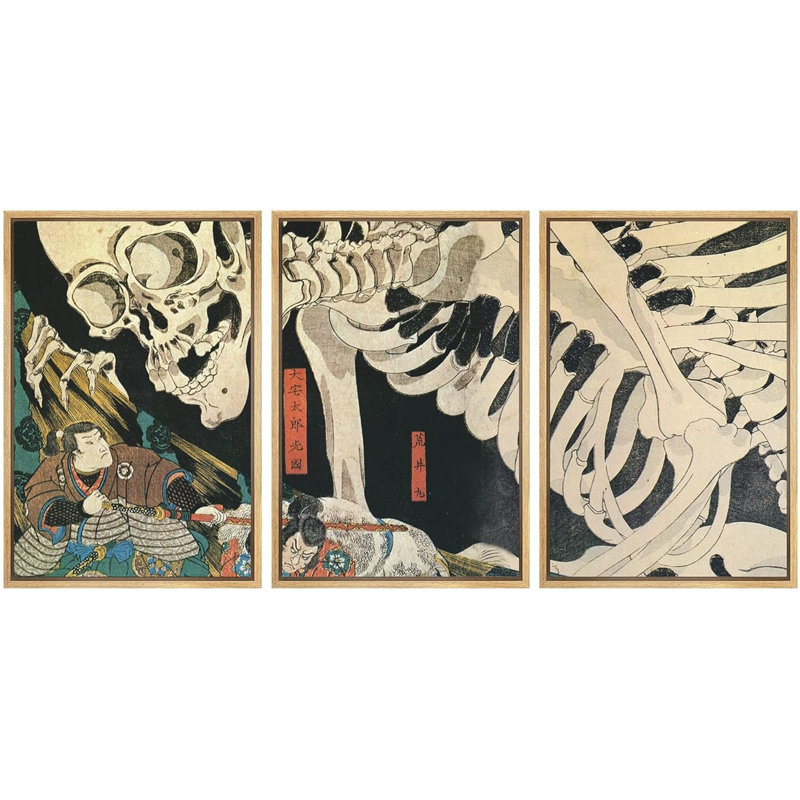 IDEA4WALL Japanese Takiyasha The Witch And The Skeleton Spectre On ...