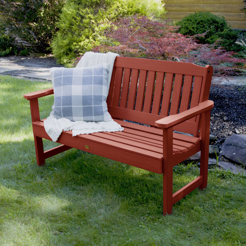 Red Outdoor Benches You'll Love | Wayfair