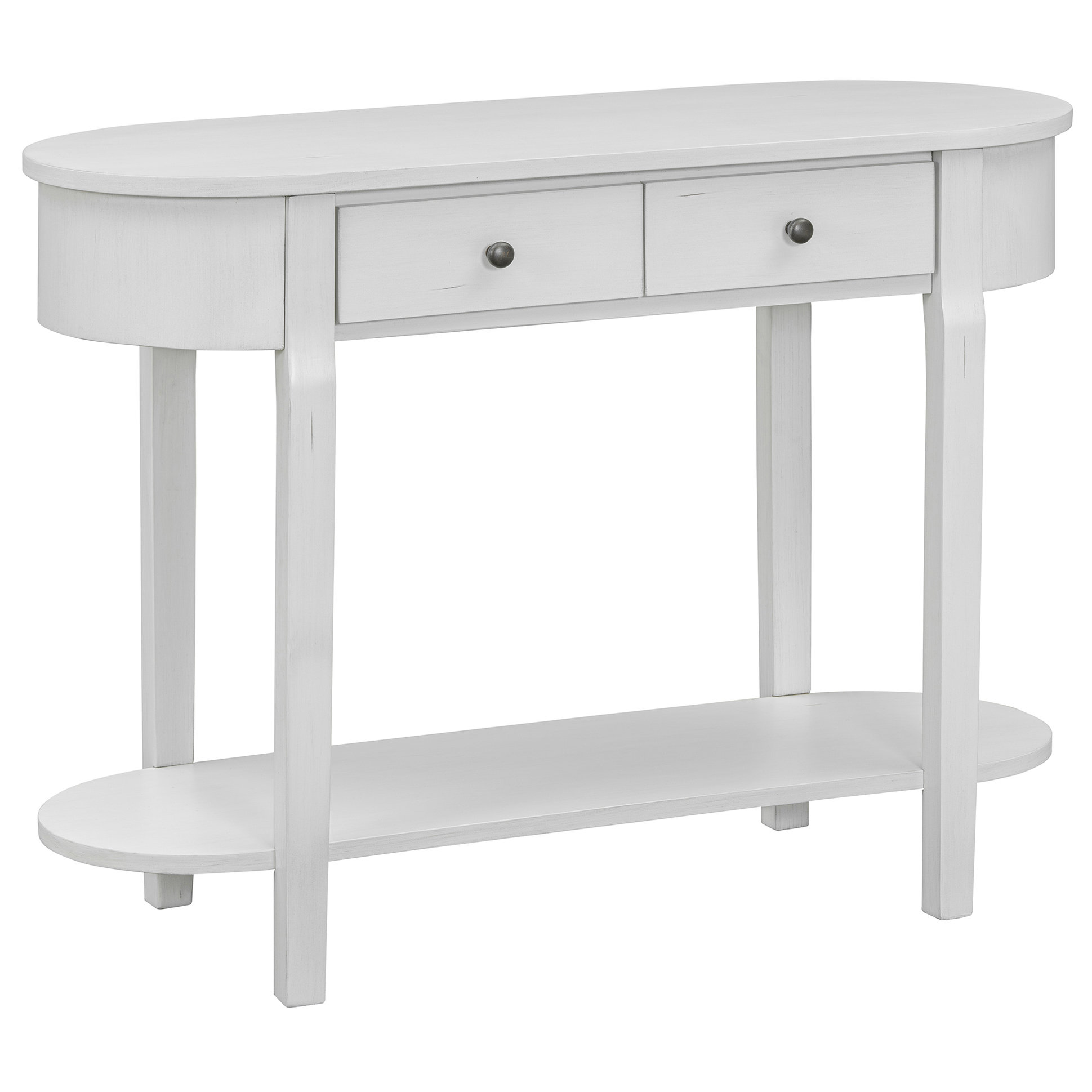 Red Barrel Studio® Elegant Console Table With Two Drawers - Concealed ...