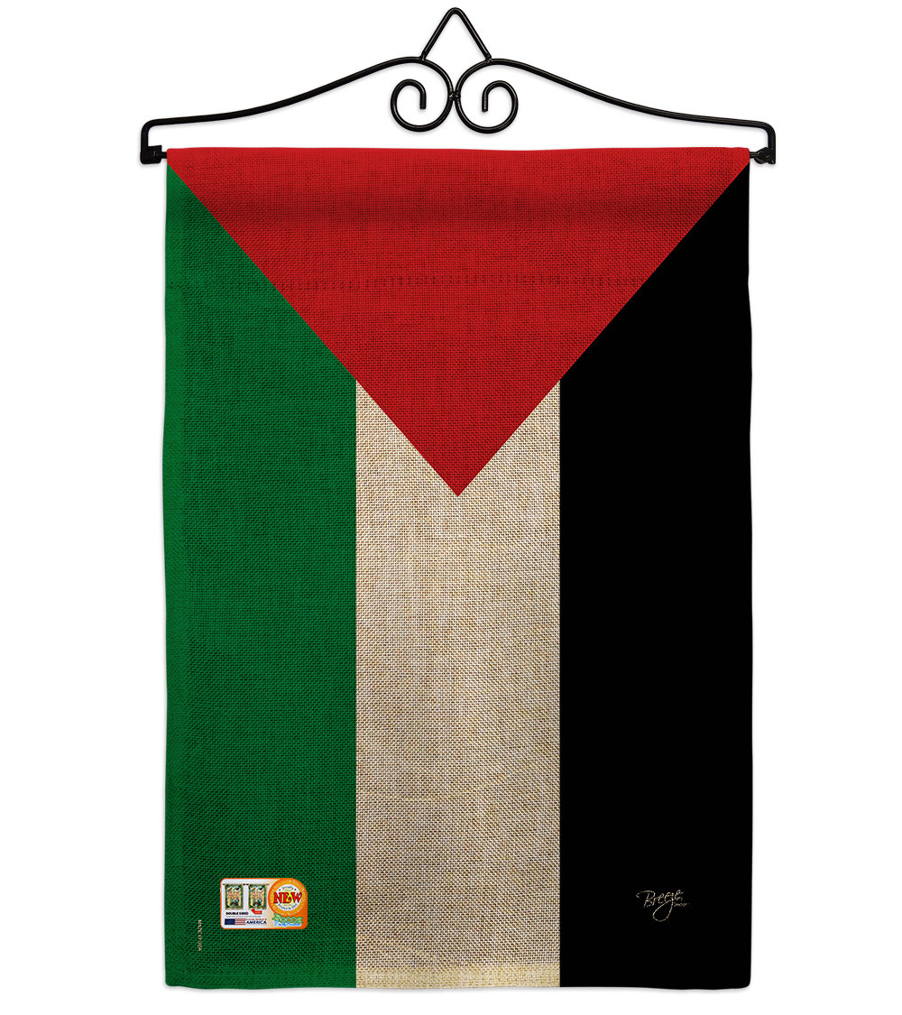 Trinx Palestine of the World 2-Sided Burlap 19 x 13 in. Garden Flag ...