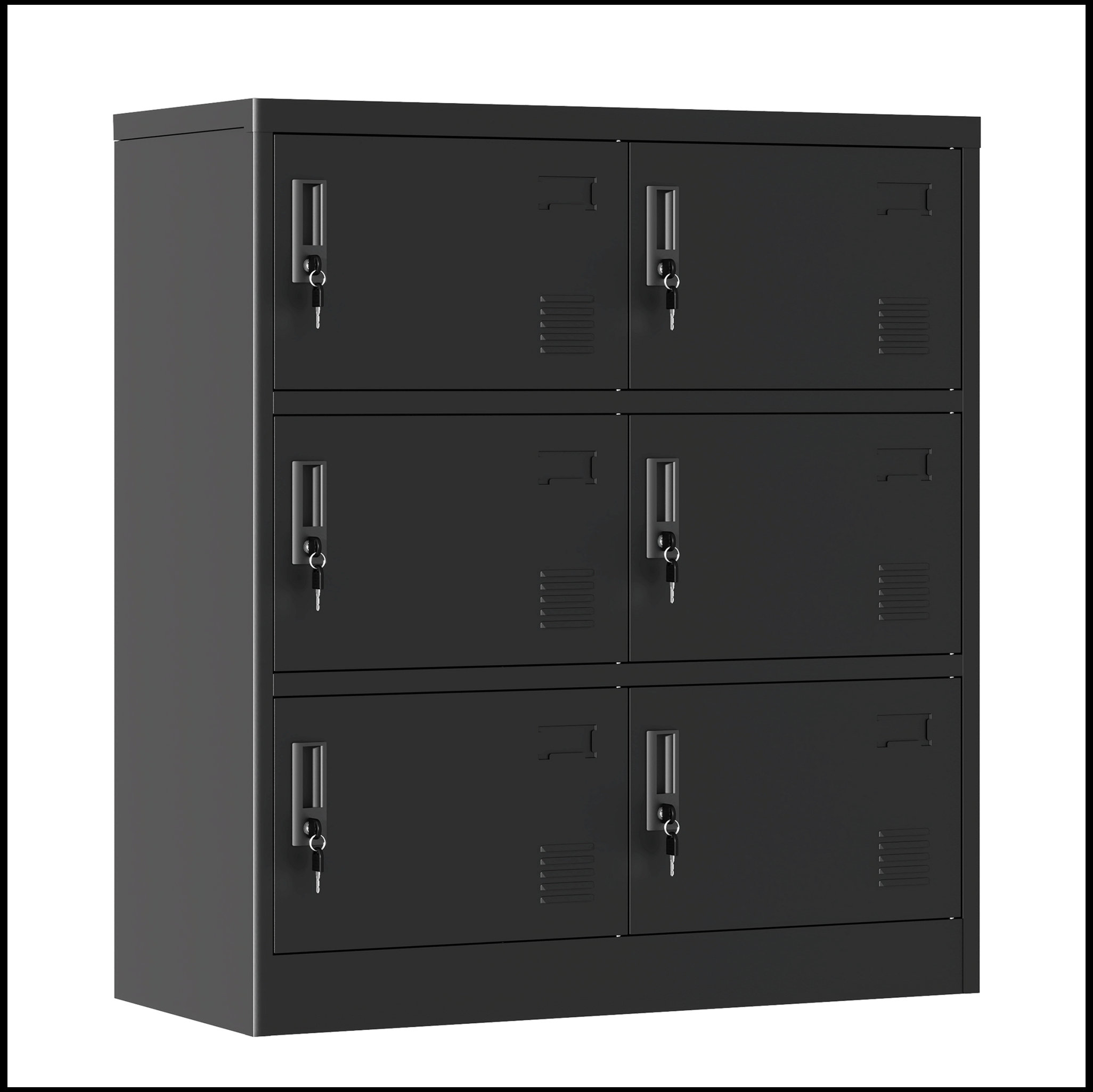 Williston Forge 6-Door Employee Storage Locker, Metal Lockers for ...