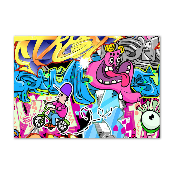 Ophelia & Co. Graffiti - No Frame Print on Canvas | Wayfair.co.uk