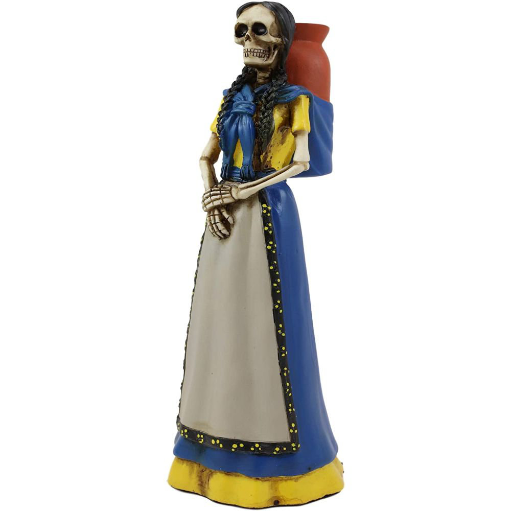 The Holiday Aisle® Ebros Day Of The Dead Gothic Mexican Lady Skeleton ...