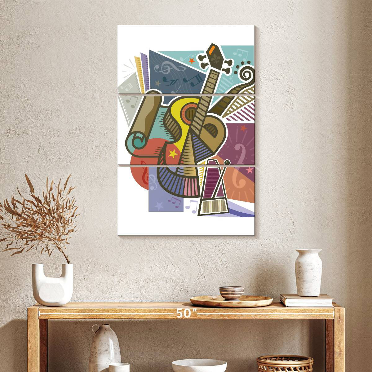 Elephant Stock Decorative Guitar Abstract | Wayfair