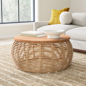 Joss & Main Rory Drum Coffee Table & Reviews | Joss & Main