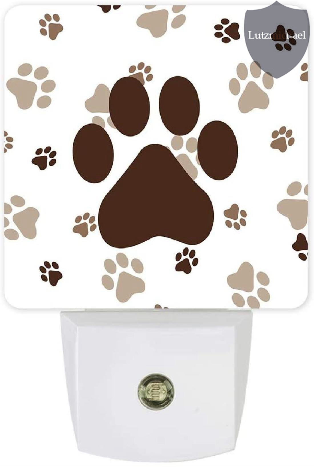 menggutong Cute Pet Dog Paw LED Dust to Dawn Night Light | Wayfair