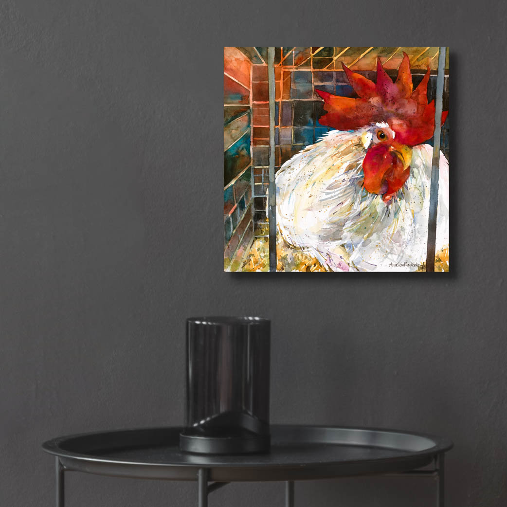 Ophelia & Co. Rooster 2' by Annelein Beukenkamp Acrylic Glass Wall Art ...