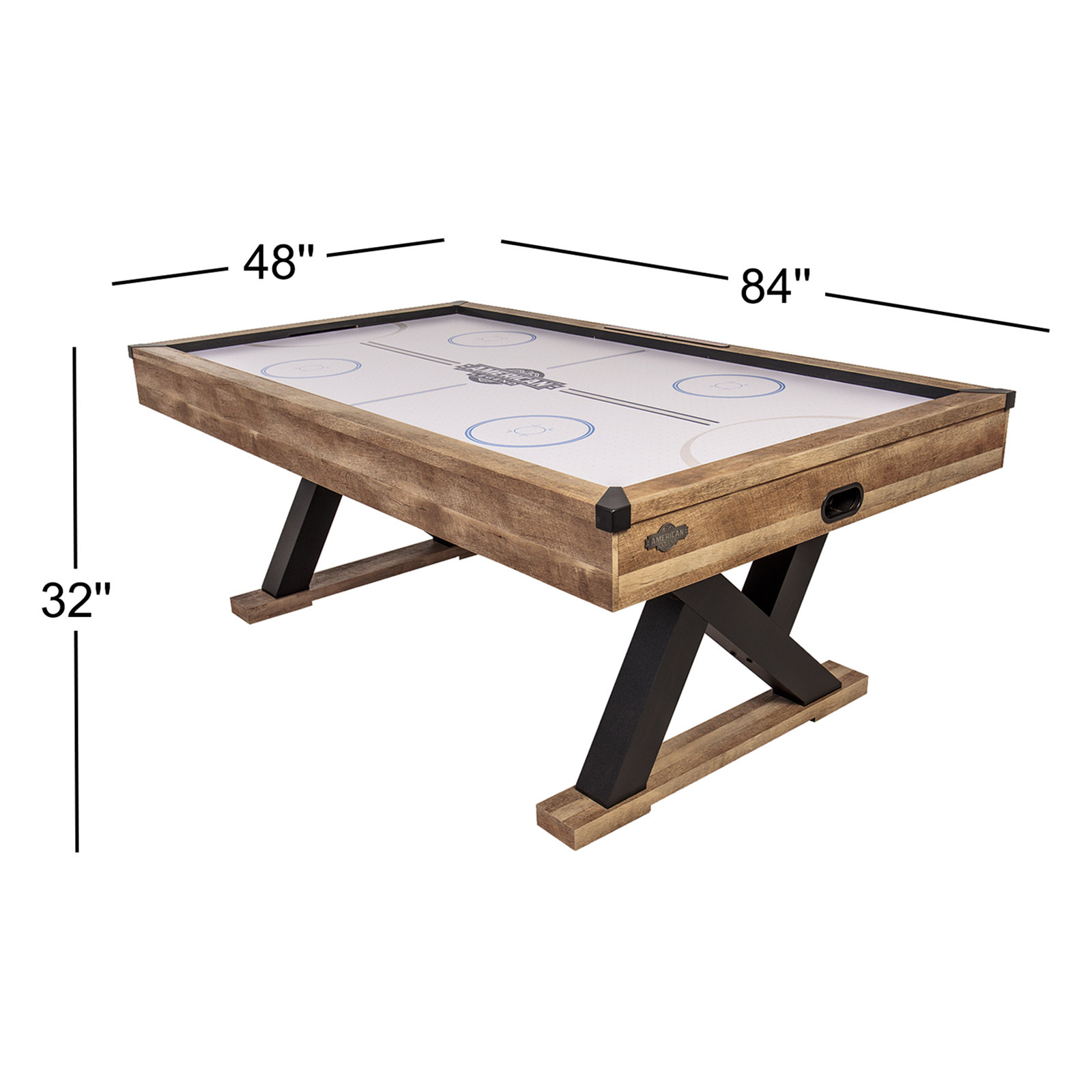 American Legend Kirkwood American Legend 84" Air Hockey Table with ...