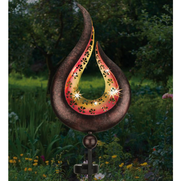 Regal Art & Gift Filigree Solar Stake - Swirl | Wayfair