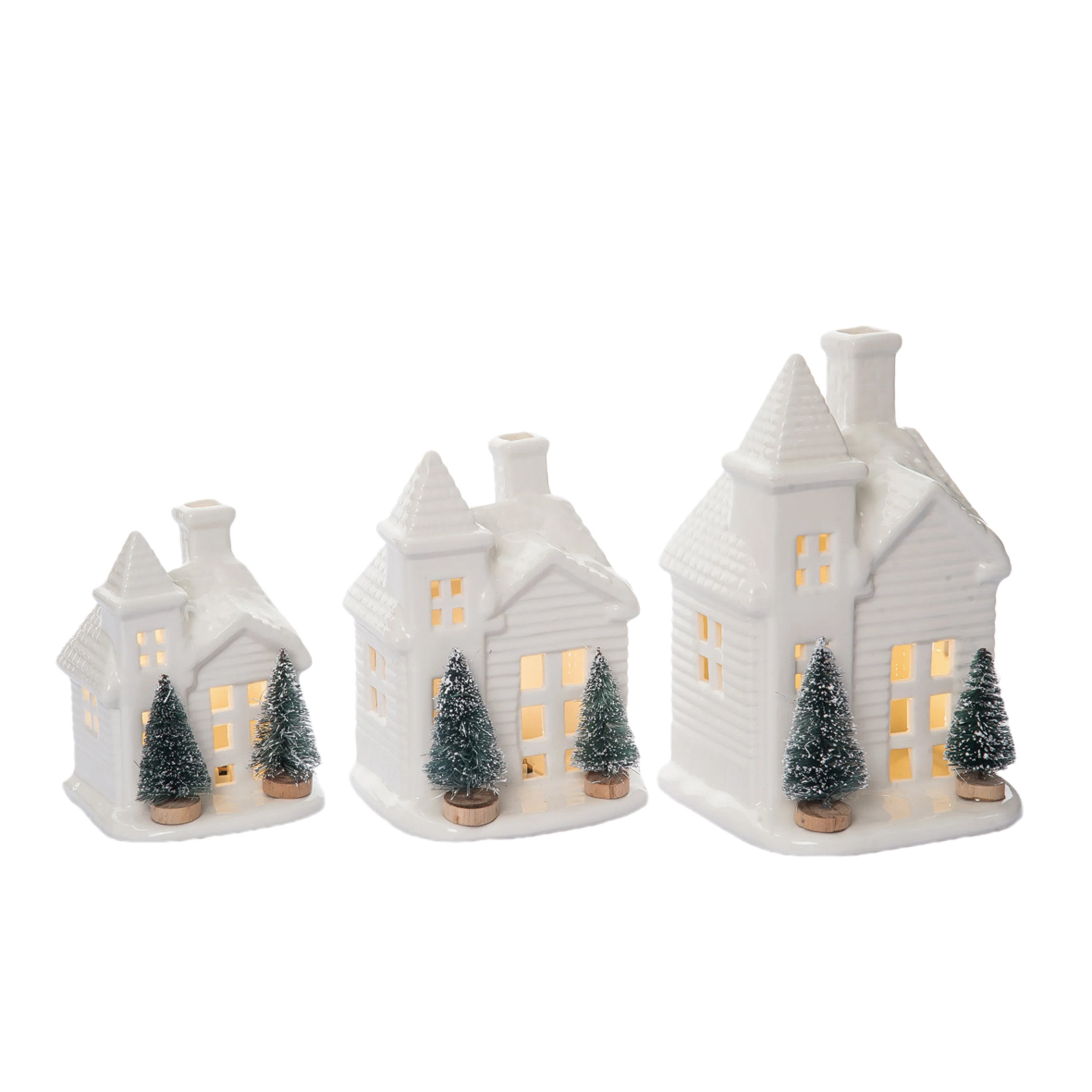 Joss & Main Christmas Scenic & Cityscapes Decorative Accent | Wayfair