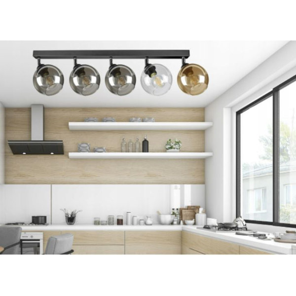 George Oliver Vard Glass Semi Flush Mount | Wayfair.co.uk