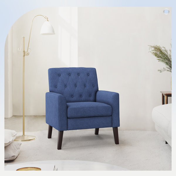 Wade Logan® Asaria Upholstered Armchair & Reviews | Wayfair