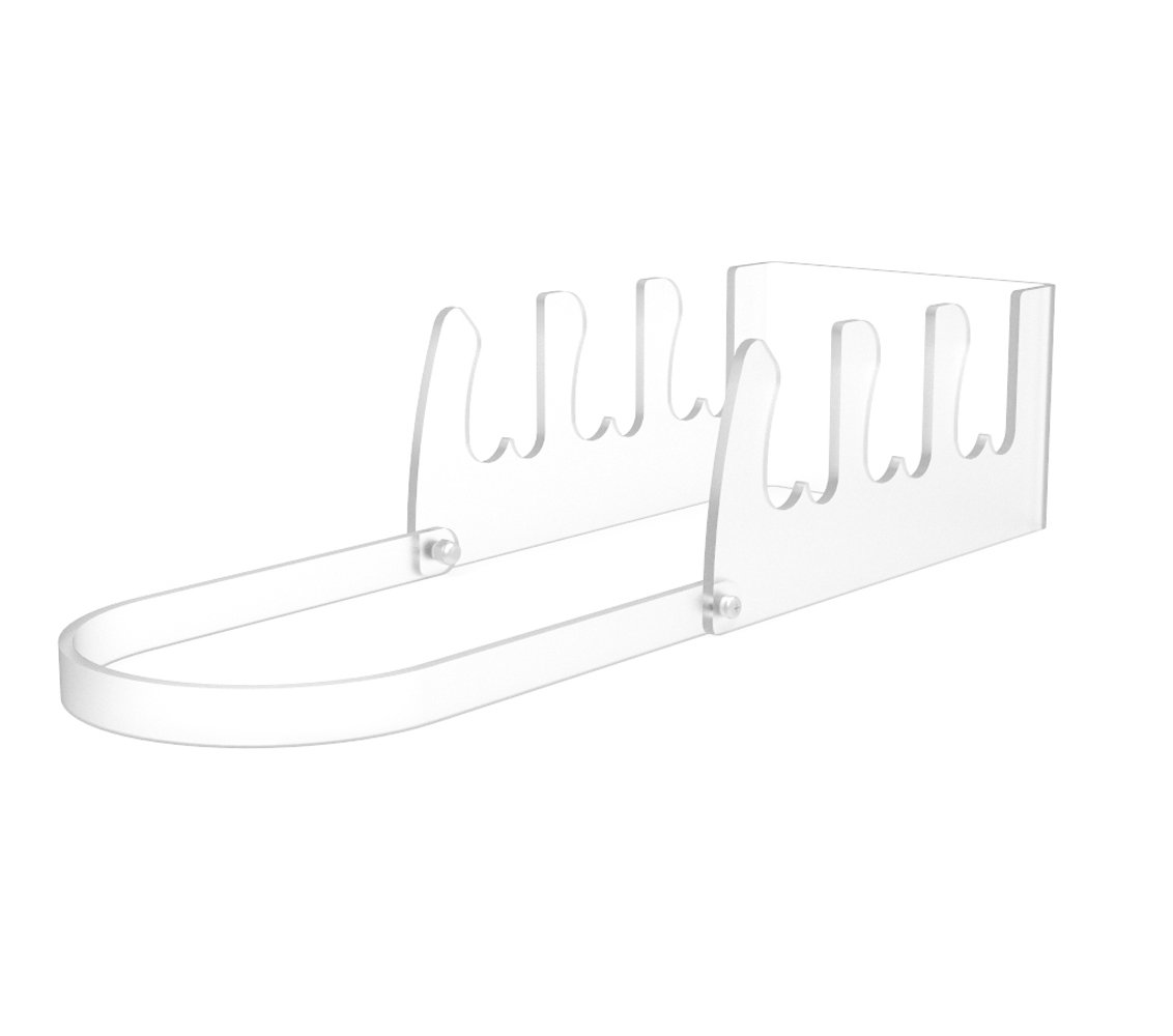 FixtureDisplays Clear Plexiglass Acrylic Dinnerware Plate Display Stand ...