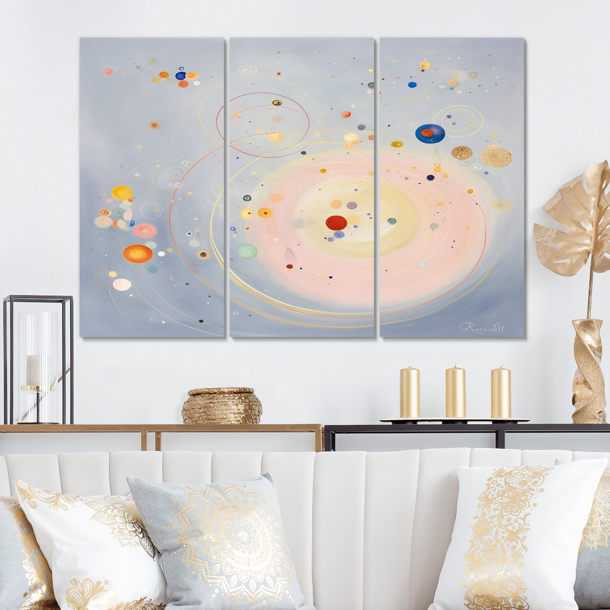 Ivy Bronx Cosmic Blueprint Vintage Universe Illustration II On Canvas 3 ...