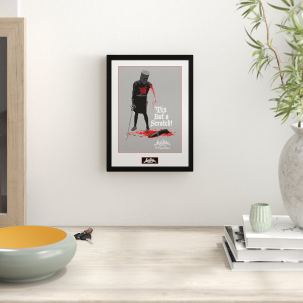 17 Stories Monty Python Black Knight - Single Picture Frame Graphic Art ...