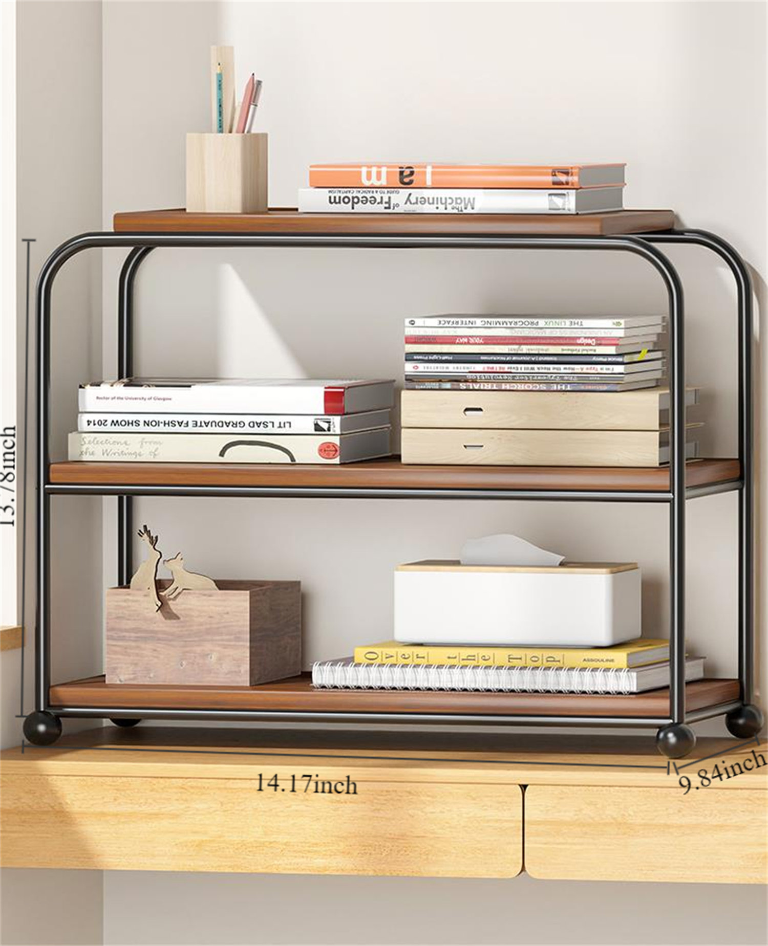 Inbox Zero Desktop Multi-Layer Bookshelf, Desk Organizer, Office ...