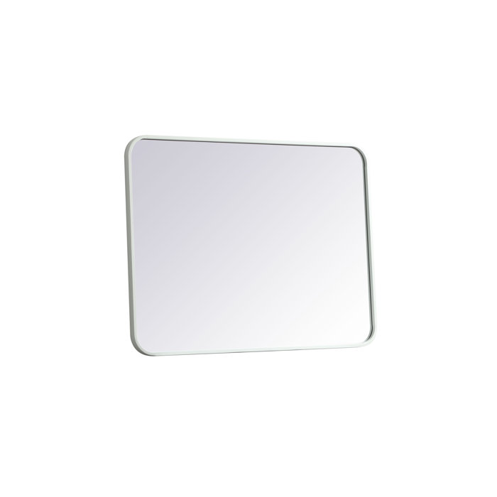 RE/FINE™ Sabine Metal Rounded Rectangle Wall Mirror & Reviews | Wayfair