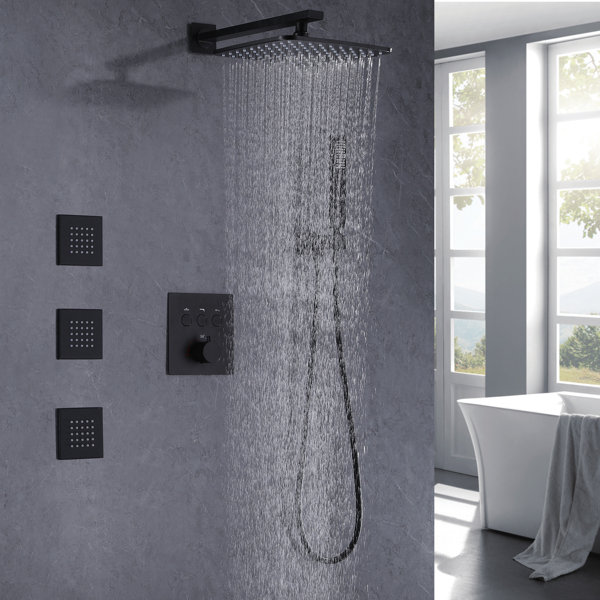 Homein Complete Shower System with Rough in-Valve & Reviews | Wayfair