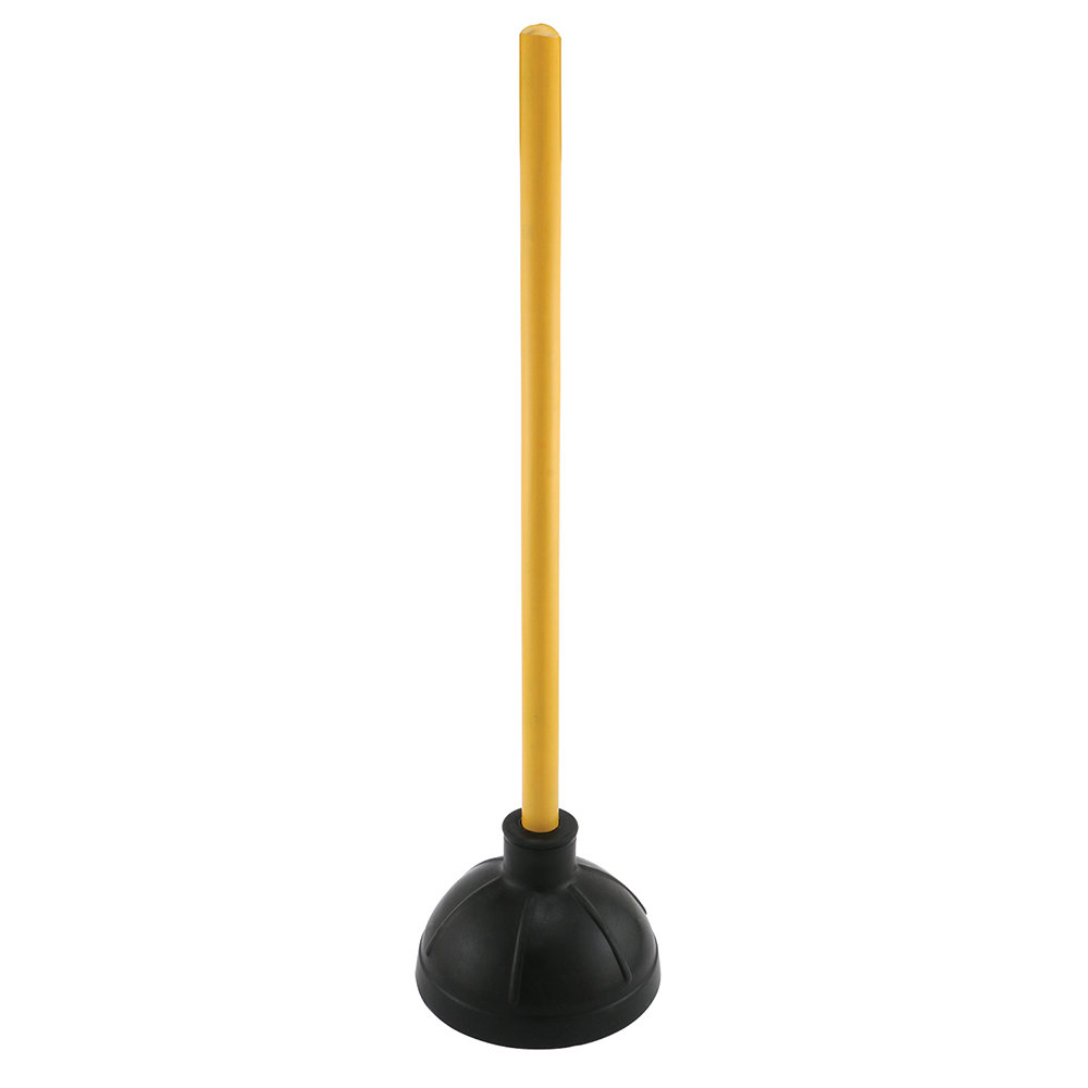 Prime-Line Plunger, 6 in., Light Duty, Rubber Cup, Wooden Handle ...