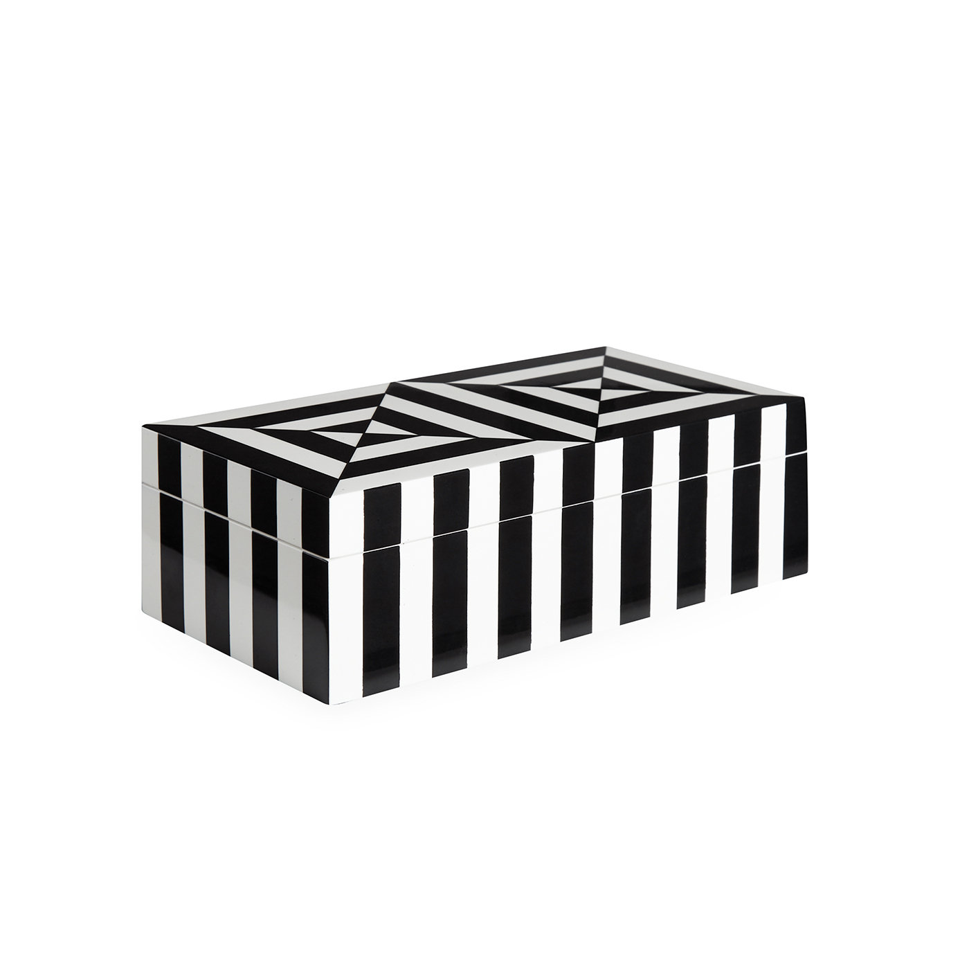 Jonathan Adler Op Art Lacquer Small Decorative Box | Wayfair