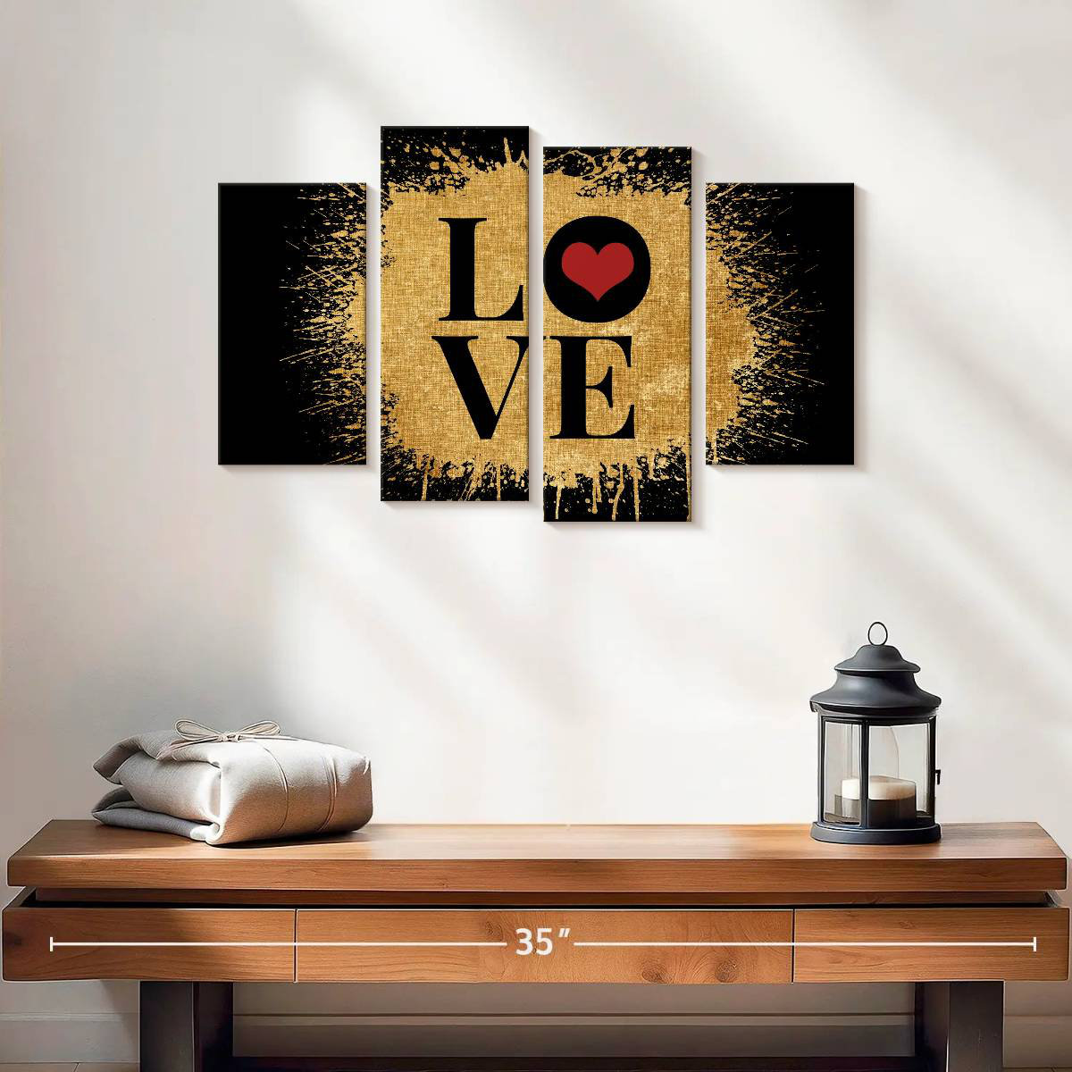 Ebern Designs Tergel Love Typography II - Wayfair Canada