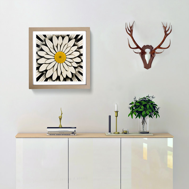 Marlow Home Co. Daisy Op Art - Framed Print | Wayfair.co.uk