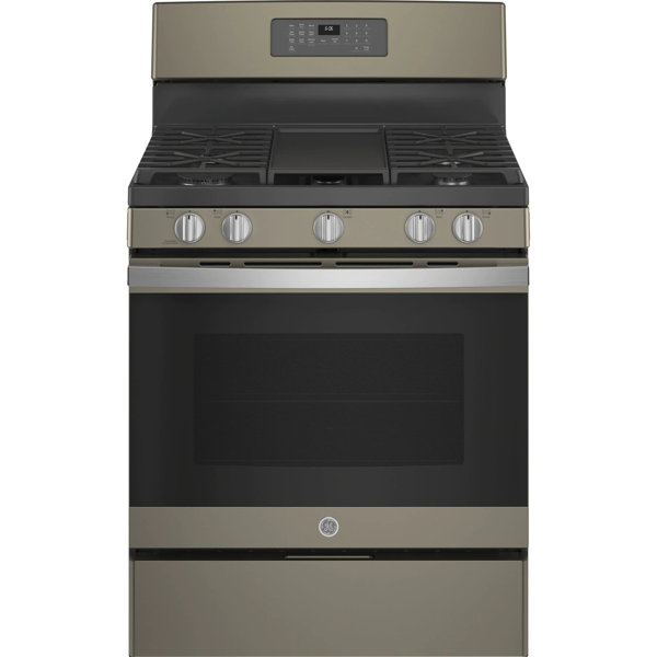 GE Appliances 30" 5 cu. ft. Freestanding Gas Range with Griddle ...