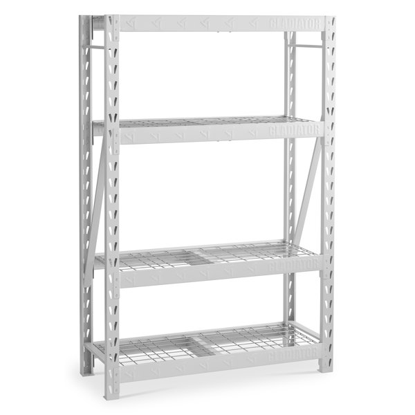 Gladiator® 48" Wide Heavy Duty Rack With Four 18" Deep Shelves ...