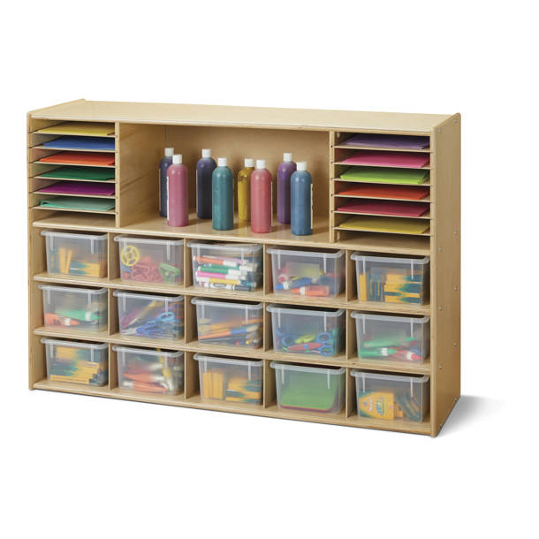 Jonti-Craft Young Time® 20 Compartment Solid Wood Cubby & Reviews | Wayfair