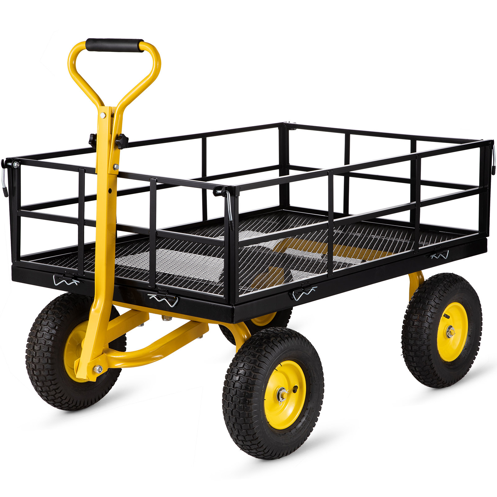 Stellweilan Tessberg Metal Garden Carts with Removable Mesh Sides | Wayfair