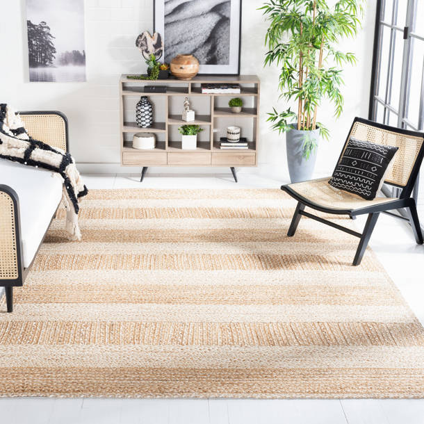 Breakwater Bay Stockton Springs Flatweave Striped Rug & Reviews | Wayfair