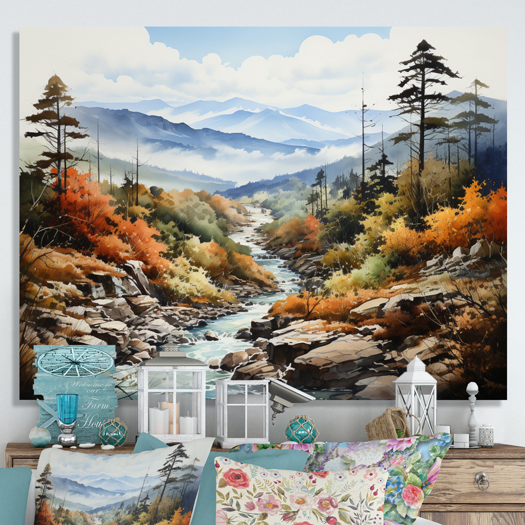 Millwood Pines Berrick Forest Great Smoky Mountains II - Print | Wayfair