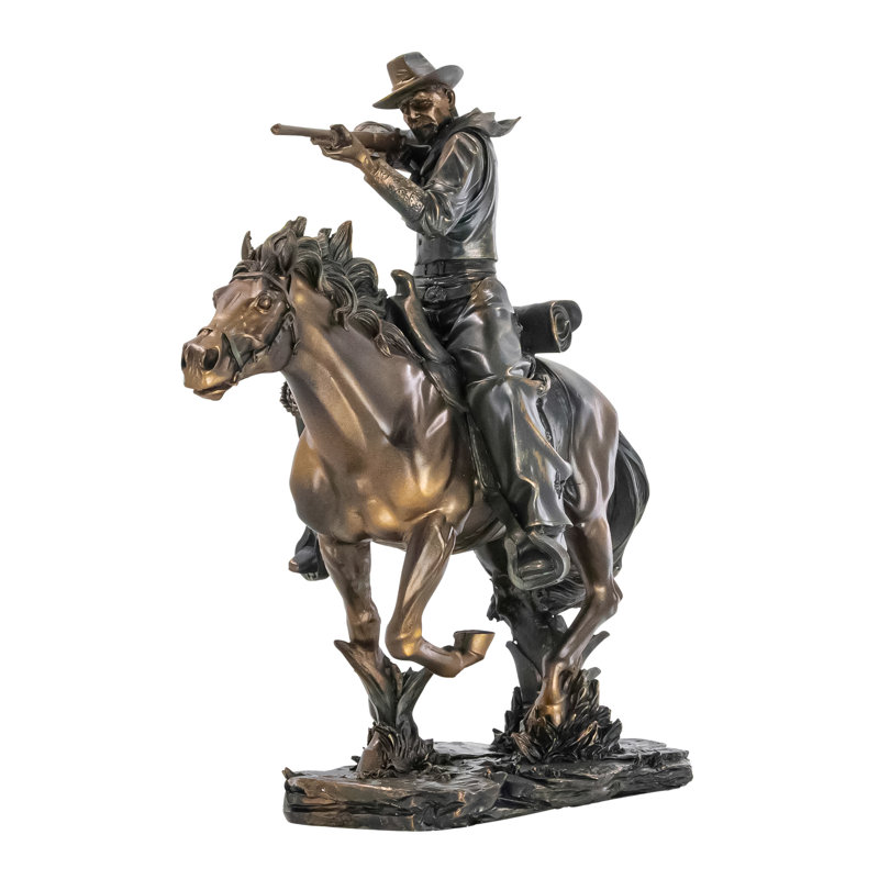 Design Toscano Wild West Sharp Shooter Statue & Reviews | Wayfair